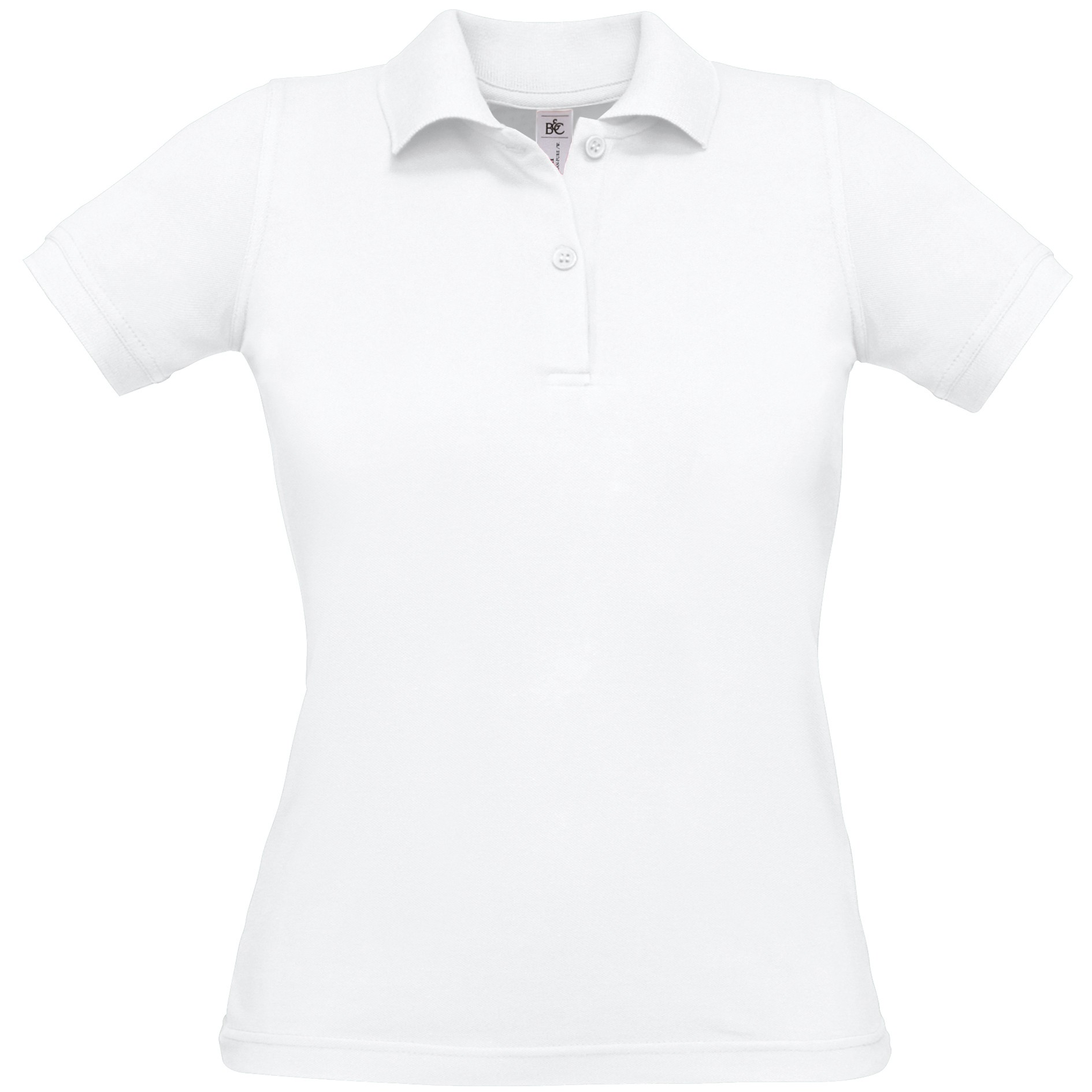 B&C Collection Women's Safran Pure PW455 -Ladies Short Sleeve Polo ...