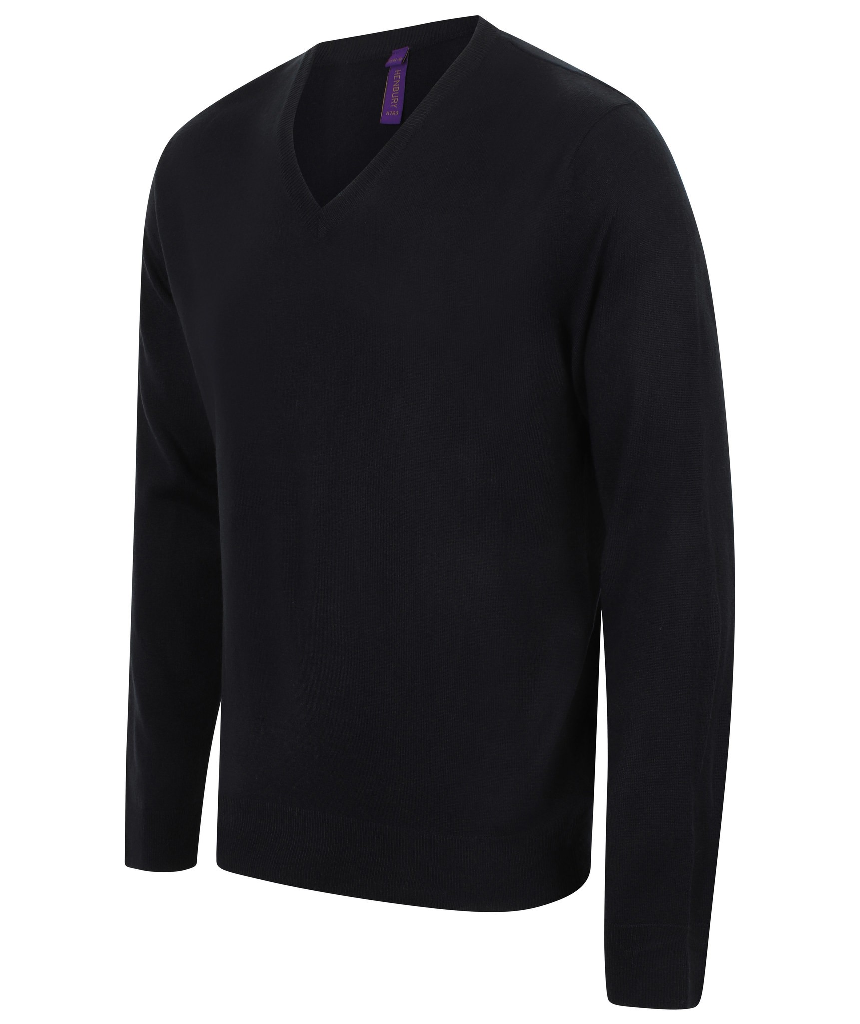 Henbury 12 Gauge V-Neck Jumper H720 - Men's Formal Office Wear Clothing ...